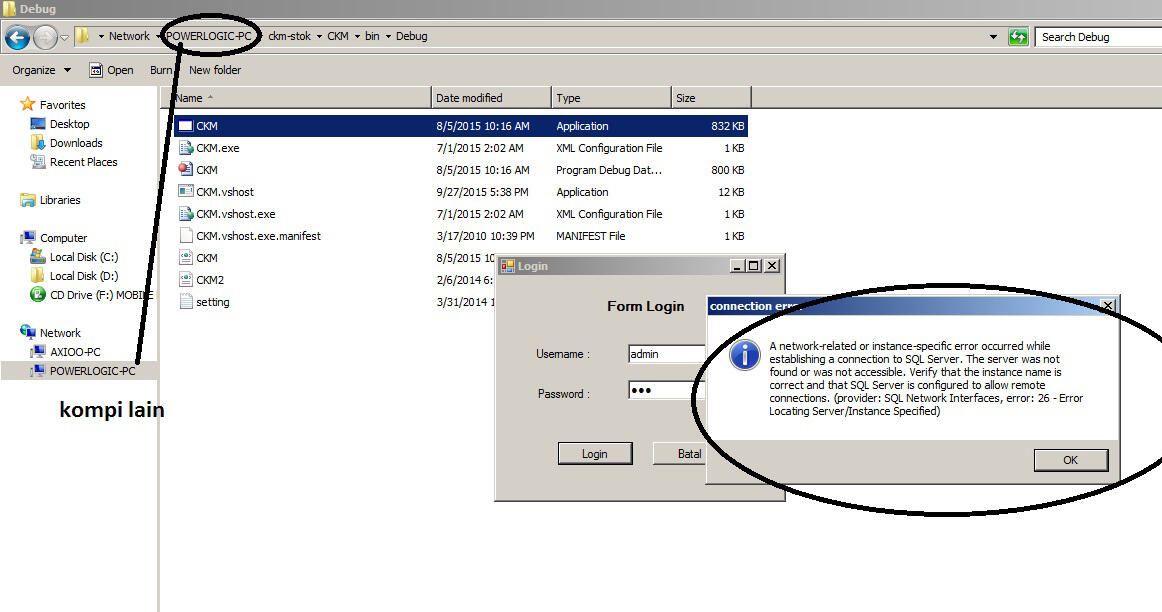 VB NET - Aplikasi tidak dapat berjalan setelah dishare | KASKUS