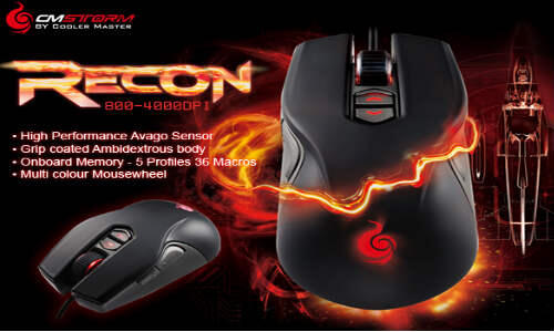 Terjual [RaVeN] Cooler Master (CM) Gaming Mouse RECON, SENTINEL V2 ...