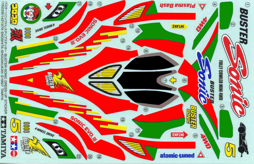 Koleksi Scan Sticker Tamiya Mini 4wd - Page 5 | KASKUS