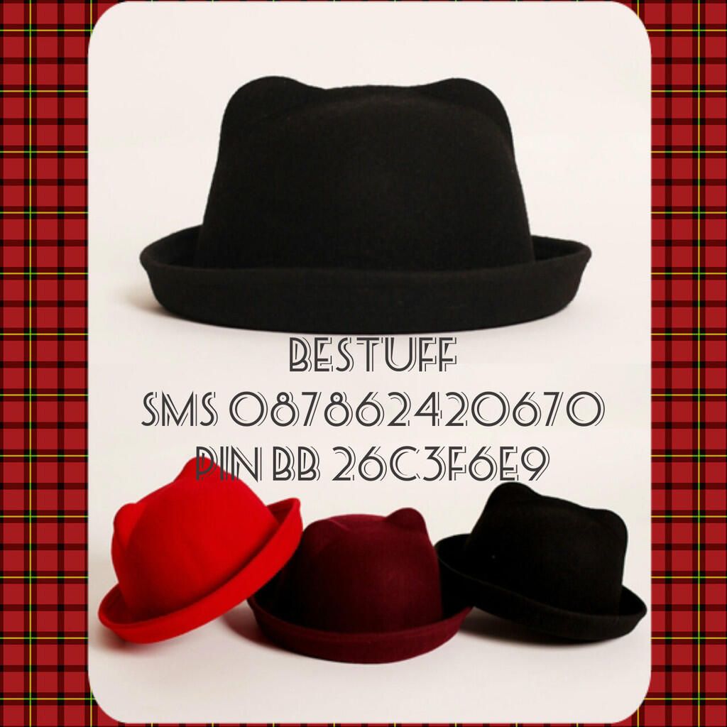 Terjual Supplier Bowler Hat (Topi Caplin) Murah Meriah! BEST QUALITY ...