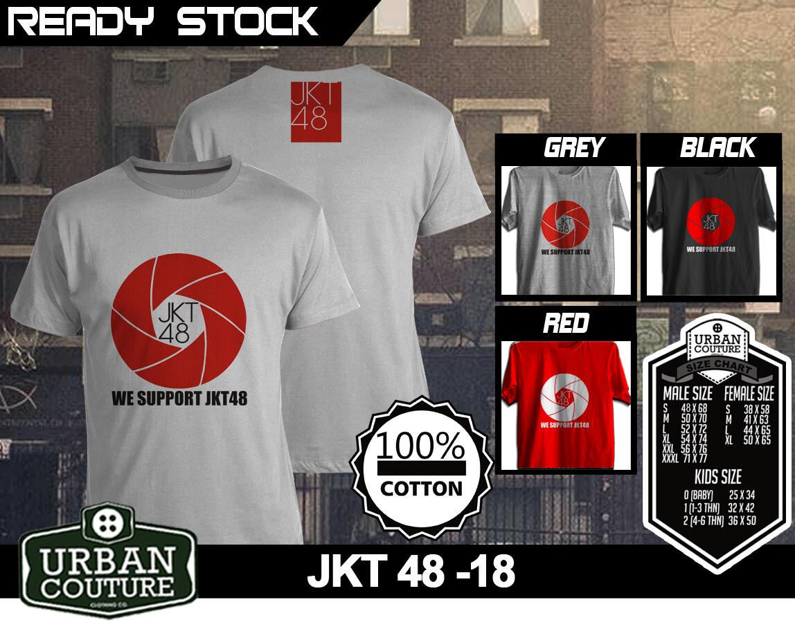 Terjual KAOS BAJU T-SHIRT JKT 48 & ROCK BAND RADIOHEAD PARAMORE A7X 182 ...