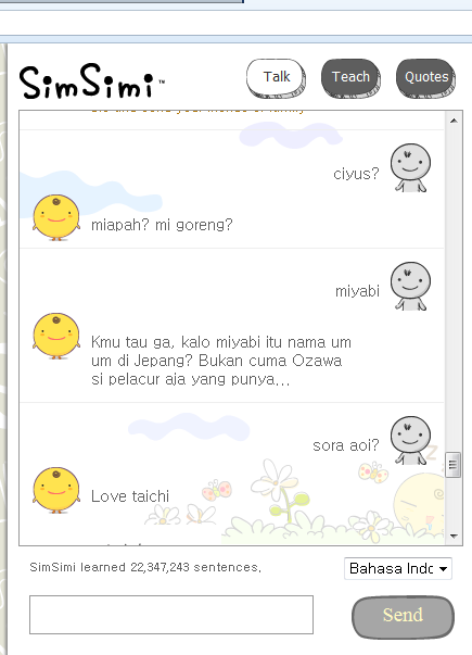 Screen Capture Chat Ane dengan Simi.(Simi ternyata KASKUSER GAN) | KASKUS