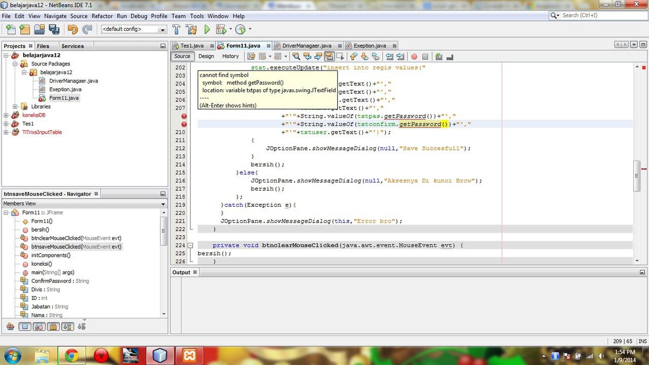 Belajar Java Netbeans #Part-2 (Membuat Form Register) | KASKUS