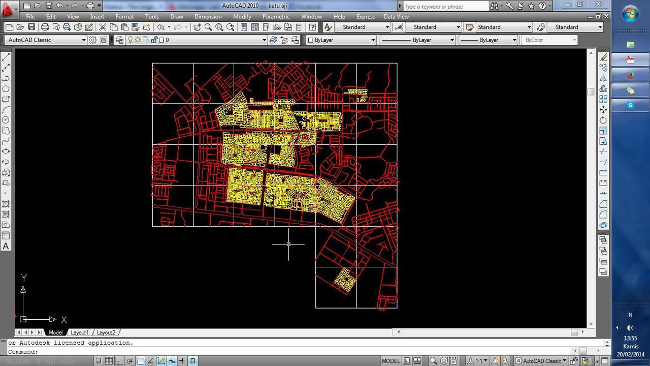Membuat peta di Auto Cad memakai Google Earth | KASKUS