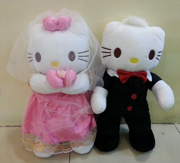Cari Boneka couple wedding hello kitty , teddybear murah | KASKUS