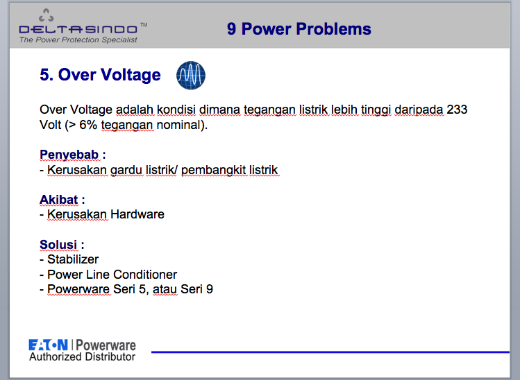 9 Masalah Kelistrikan (Nine Power Problem) | KASKUS