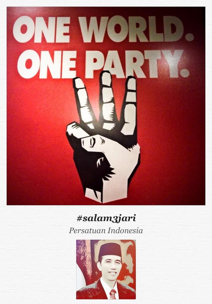 Jokowi Salam 3 Jari Persatuan Indonesia Kaskus