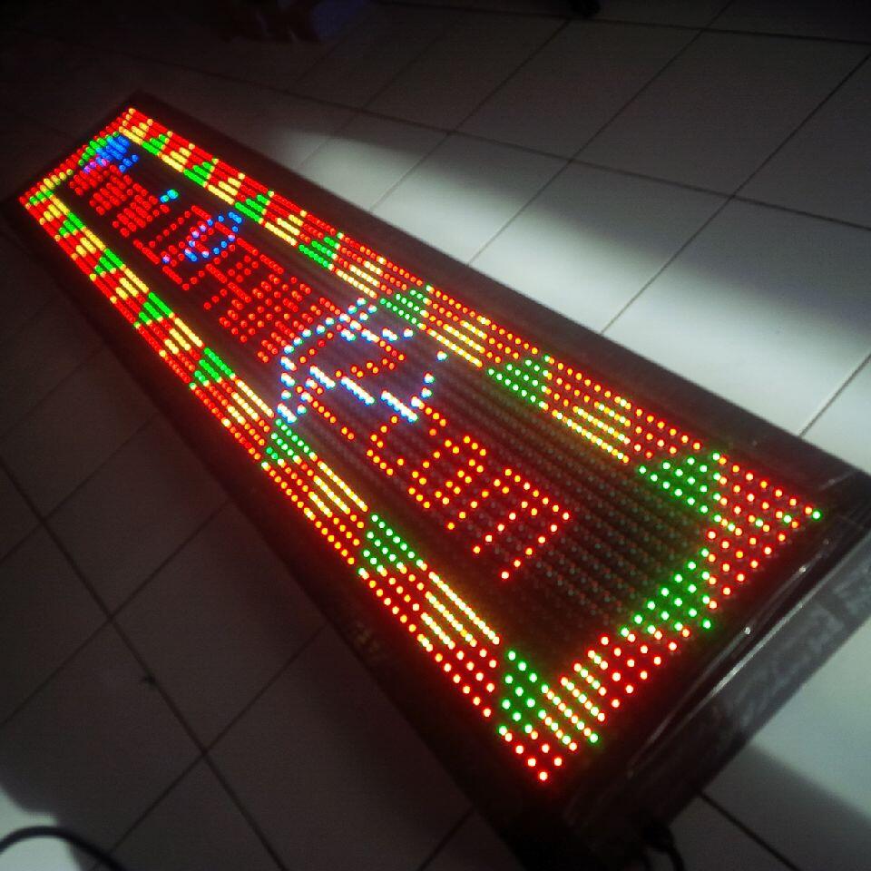 Running Text LED Full Color Tinggi 20cm | KASKUS
