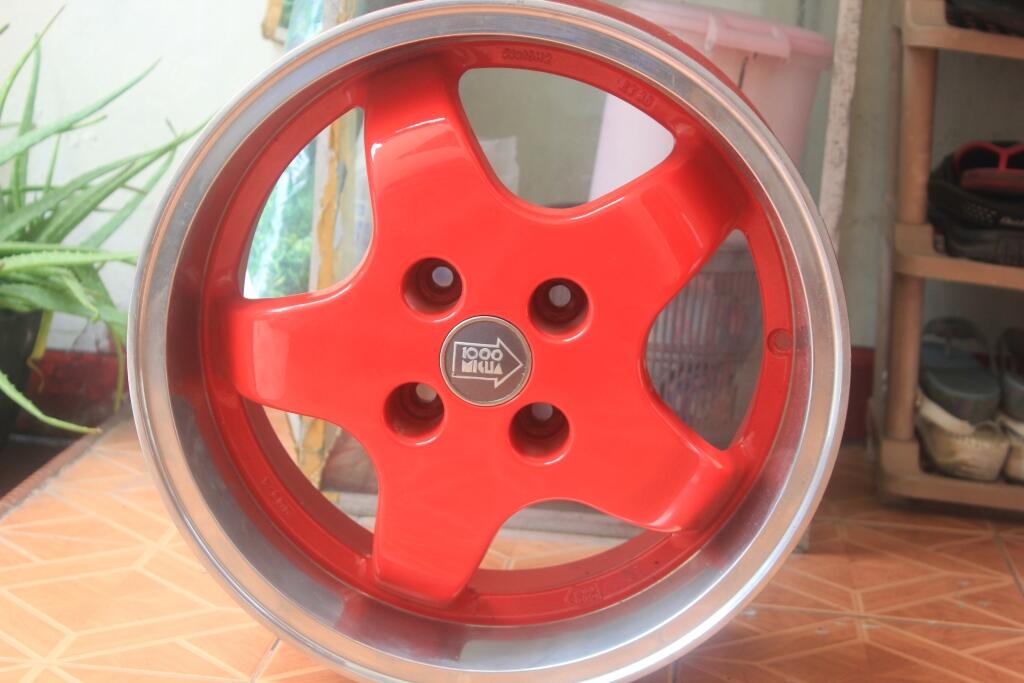 Terjual Velg FOMB Made In Italy R15 PCD 4x100 ET 35 RED 5 Pcs | KASKUS