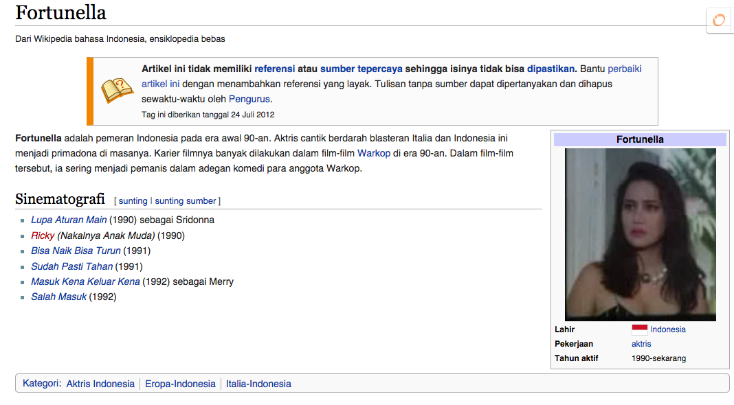 Kemanakah Fortunella? (Aktris di film WARKOP DKI) - Page 38 | KASKUS