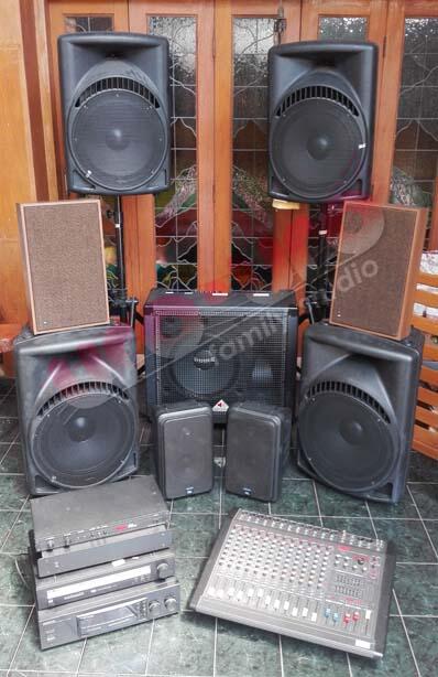 Dijual Paket Sound System Lengkap 2nd (Speaker, Mixer, Ampli) Kondisi ...