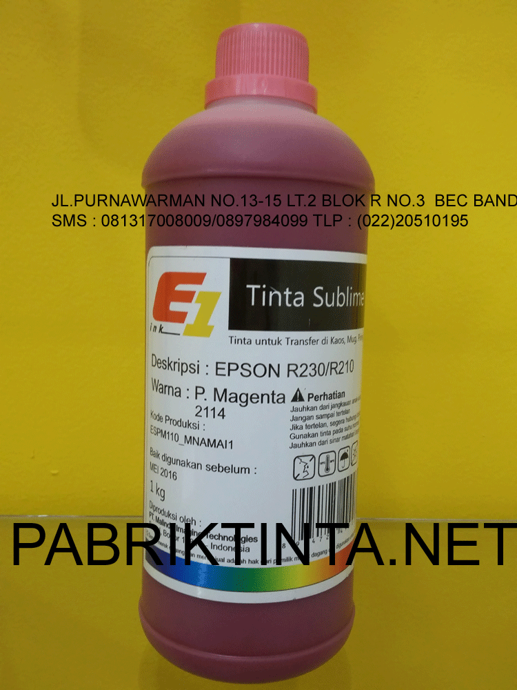 PABRIKTINTA KAMI MENJUAL TINTA MERK F1 KUALITAS TAJAM DAN AMAN KE HEAD ...