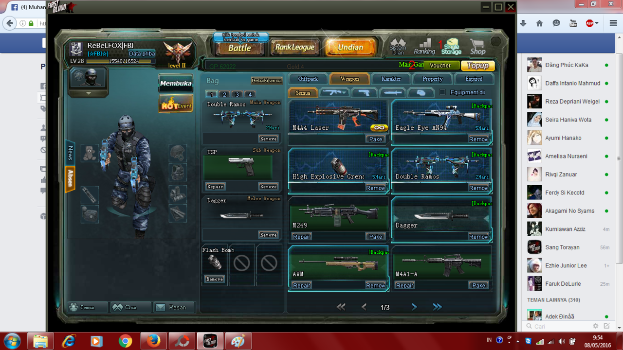 Cara Install FIRST BLOOD INDONESIA dan mendapatkan hadiahnya | KASKUS