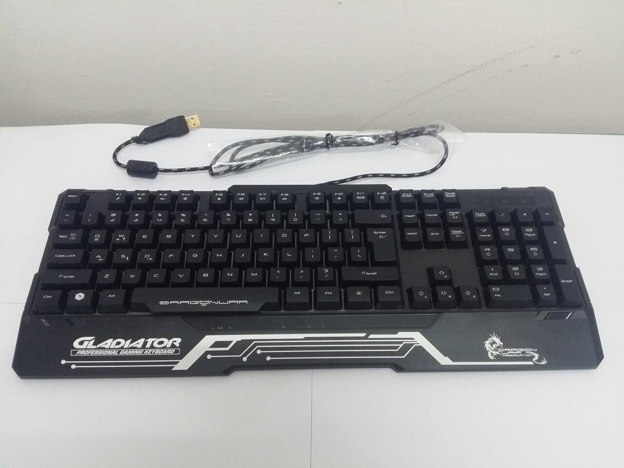 [UNBOXING][KEYBOARD] DRAGON WAR GK-008 GLADIATOR SEMI-MECHANICAL GAMING ...