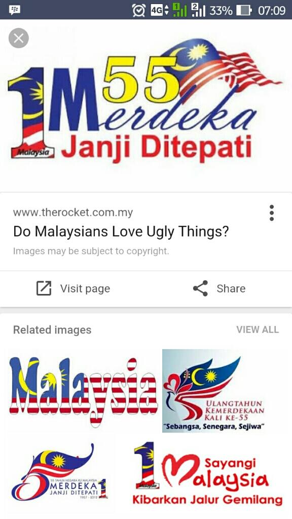 Ngakak Gan Logo HUT Malaysia ke 55 Mirip baik - Page 7 | KASKUS