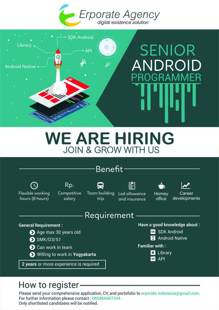 Lowongan kerja web developer, android developer lokasi jogja | KASKUS