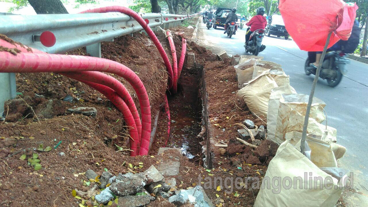 Dikecam! Proyek Galian Kabel PLN Tumbangkan Pepohonan di Jl Arya ...