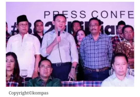 da Tulisan ‘Menang’ di Background Jumpa Pers Ahok-Djarot, Begini ...