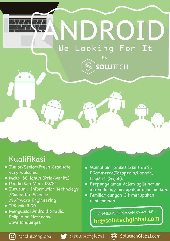 We Are Hiring Android Developer Magento Php Programmer Kaskus
