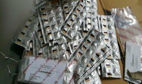 gudang obat carnophen/zenith senilai 10M, digrebeg resmob Polda Kalsel ...