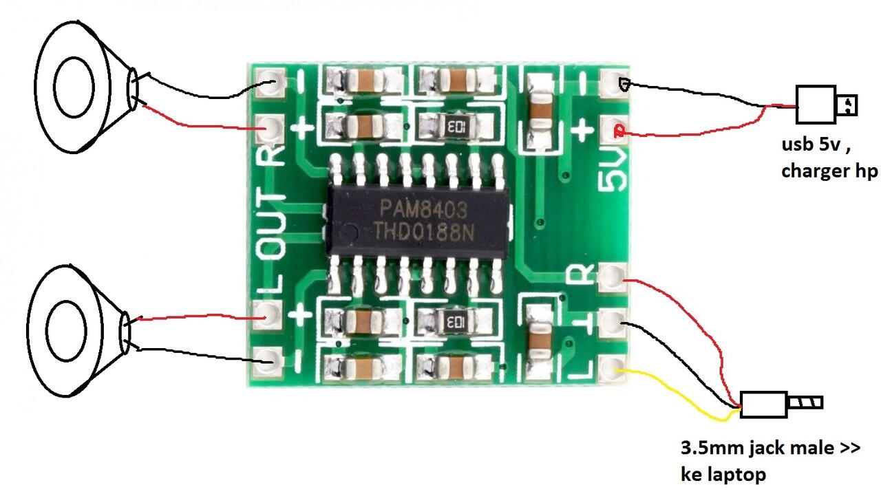 Ulasan Mini amplifier PAM8304 (DIY) | KASKUS