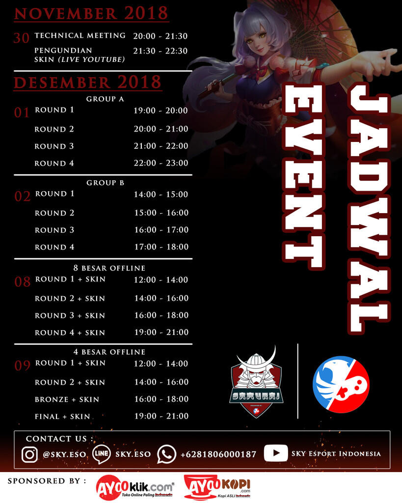 [EVENT] TOURNAMENT ONLINE MOBILE LEGENDS - SAMURAI MLBB COMPETITION ...