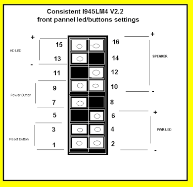 Cara pasang Front panel 16 pin yg benar | KASKUS