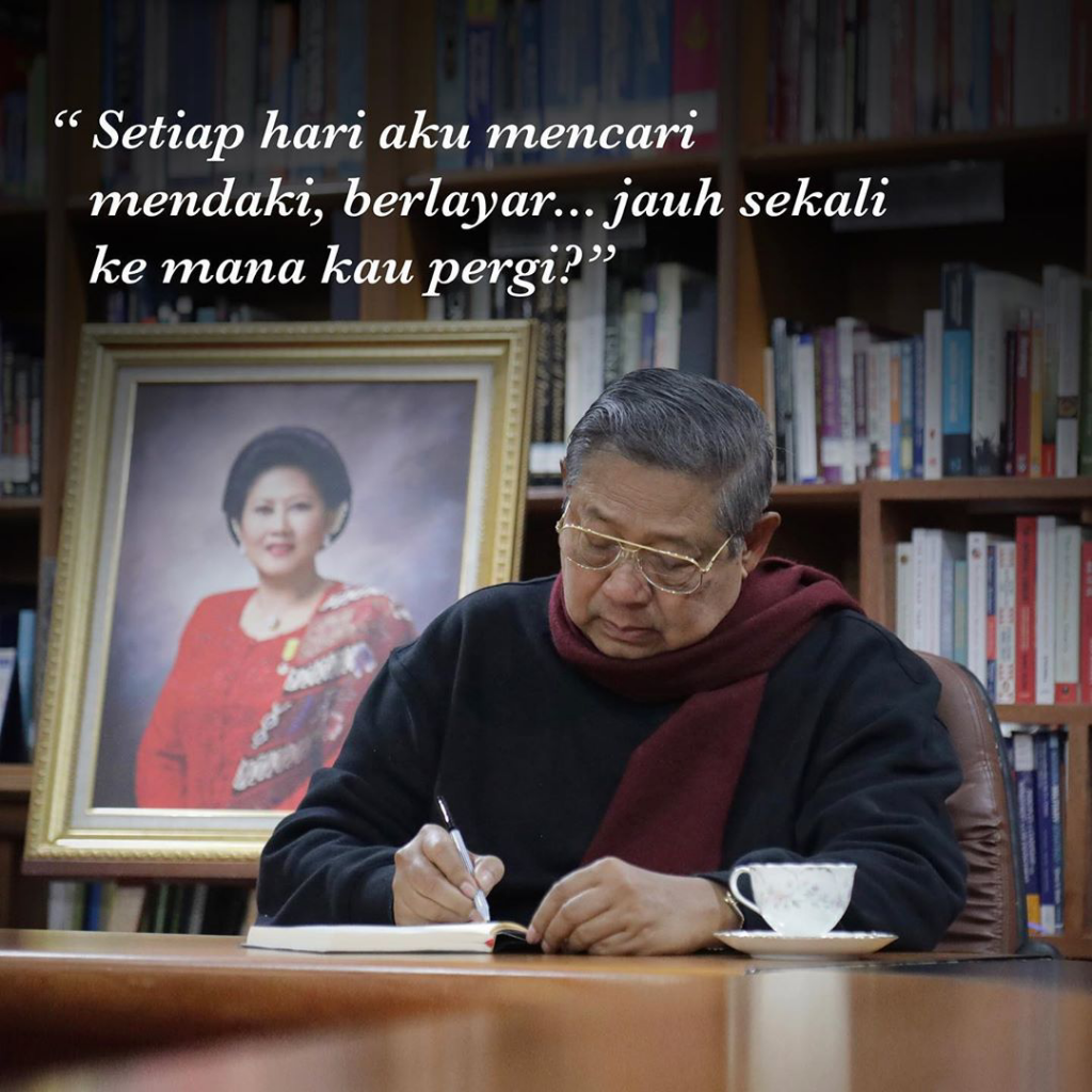 Bikin Terharu! Pak SBY Rindu Bu Ani Lagi dan Tulis Puisi Berjudul 'AKU ...