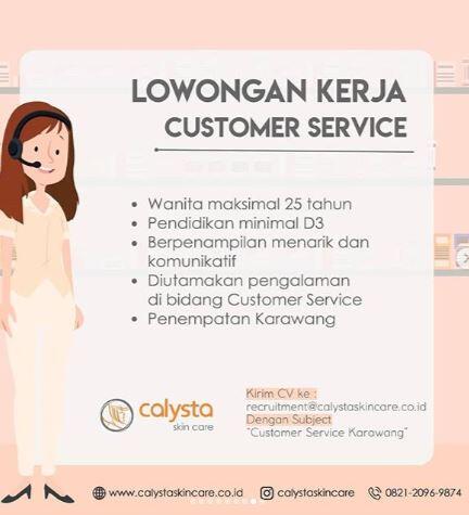 loker customer service (kerawang) | KASKUS