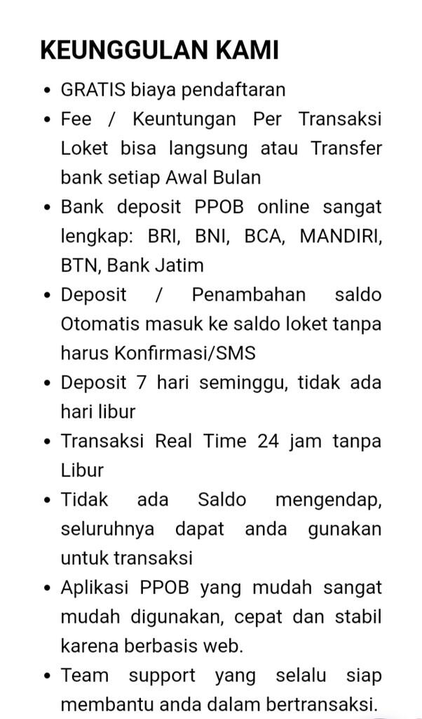 Aplikasi ppob Fee PLN Tinggi Pendaftaran gratis | KASKUS