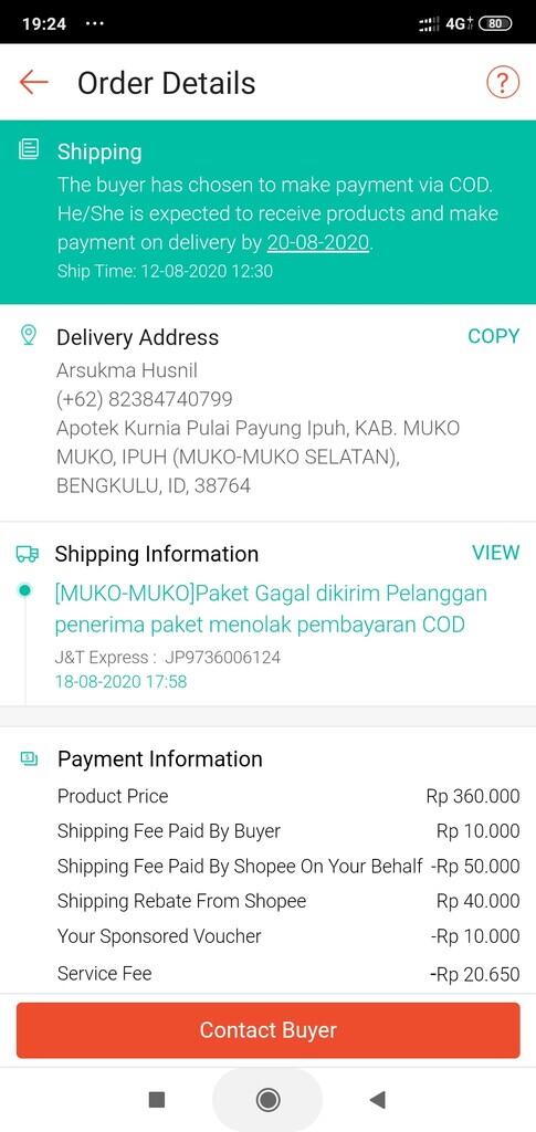 Metode COD shopee perlu evaluasi | KASKUS