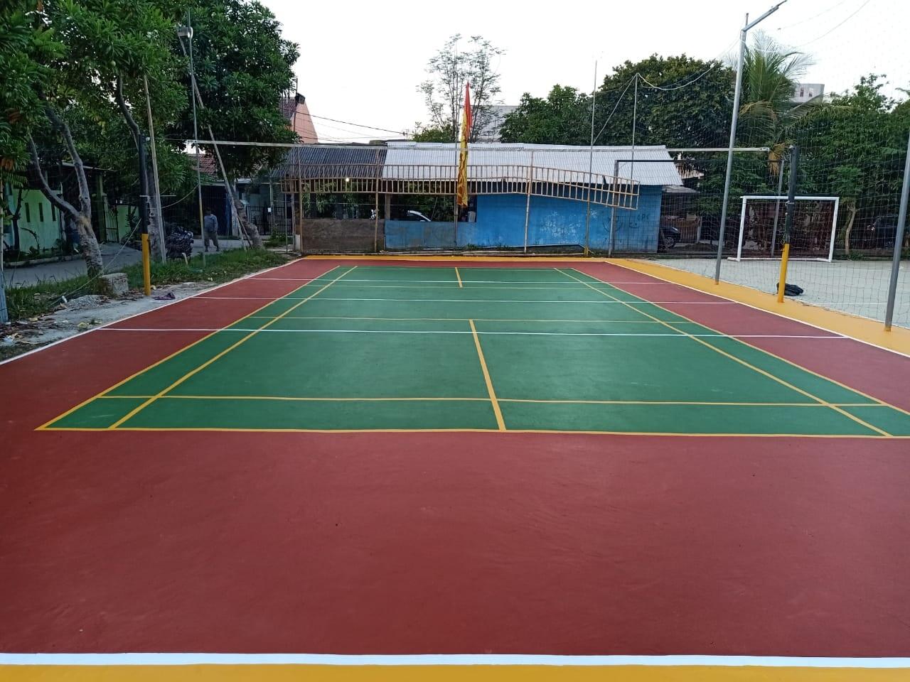 Jasa Cat Lapangan Olahraga (Futsal, Badminton, Basket, Volley & Tennis ...