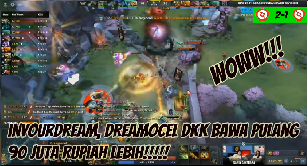 [DOTA 2] UPDATE HASIL PERTANDINGAN DPC CN DAN SEA GAN... MERAPAT DAN ...