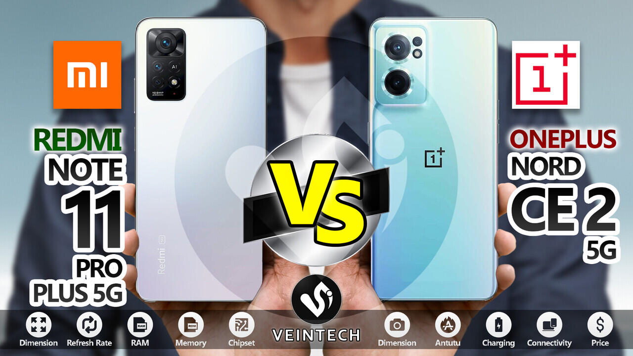 Comparison Redmi Note 11 Pro Plus 5G VS Oneplus Nord CE 2 5G | KASKUS