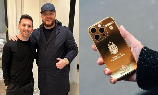 iPhone 14 Pro Dengan Casing Emas 24K Dari Messi Untuk Timnas Argentina ...