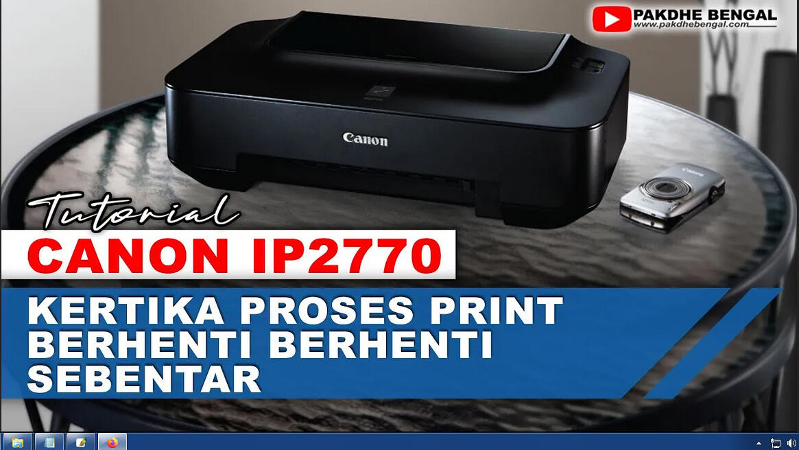 Penyebab Printer Canon IP2770 Ketika Proses Cetak Berhenti Lama Lalu ...