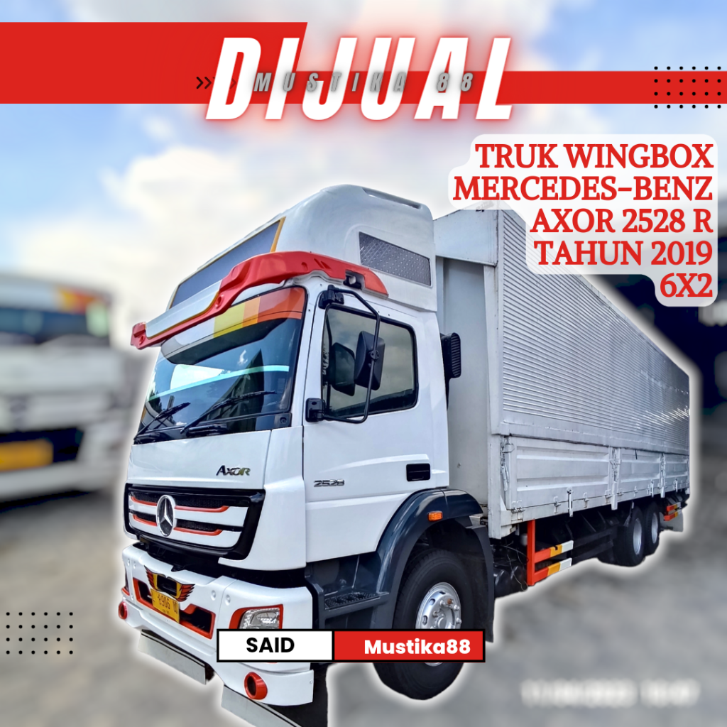 Truk Wingbox Mercedes-Benz Axor 2528 R 6x2 Tahun 2019 | KASKUS