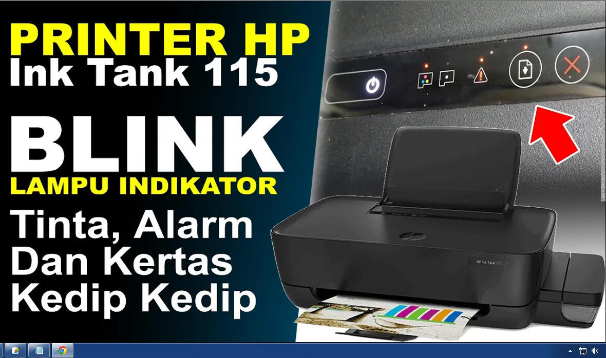 Penyebab Printer HP Ink Tank 115 Lampu Tinta Alarm Tanda Seru Dan Kertas Kedip Kedip | KASKUS