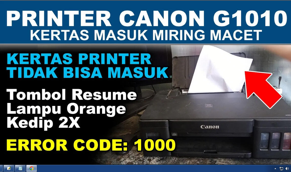 Printer Canon G1010 Kertas Miring Tidak Bisa Masuk | KASKUS