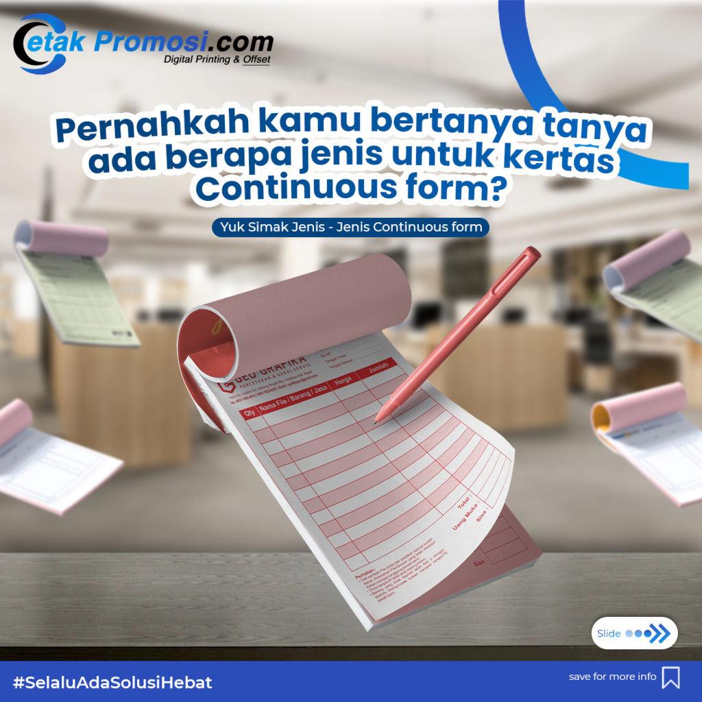 Cetak buku invoice, continuous paper, surat jalan, nota 4 ply kualitas bahan premium | KASKUS