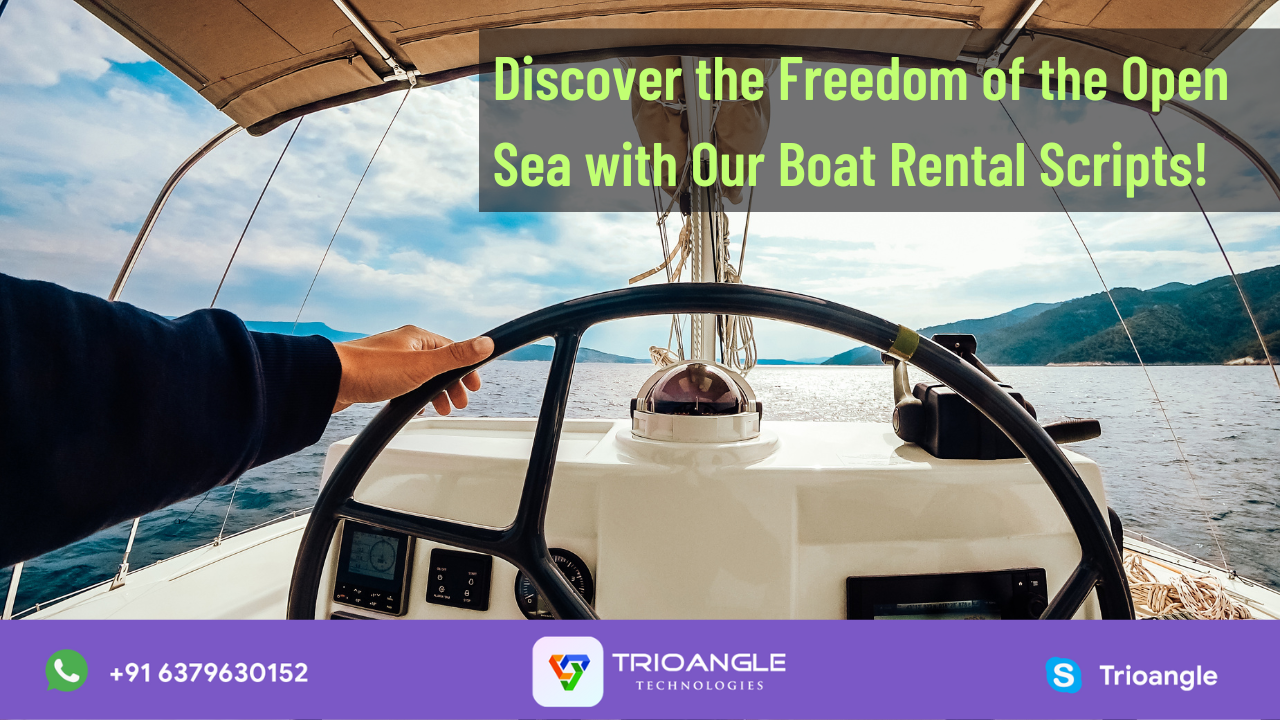Discover the Freedom of the Open Sea with Our Boat Rental Scripts! | KASKUS