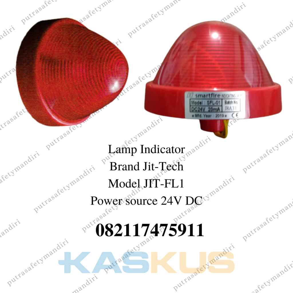 LAMP INDICATOR FIRE ALARM SISTEM KEBAKARANN GEDUNG BRAND JITTECH LAMPU ...