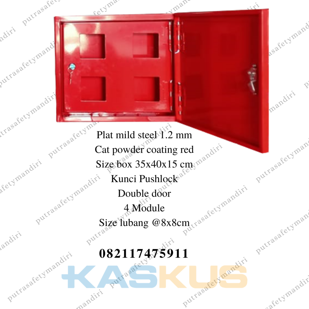JBFA JUNCTION BOX 4 MODULE KOTAK TERMINAL PANEL FIRE ALARM DOUBLE DOOR ...