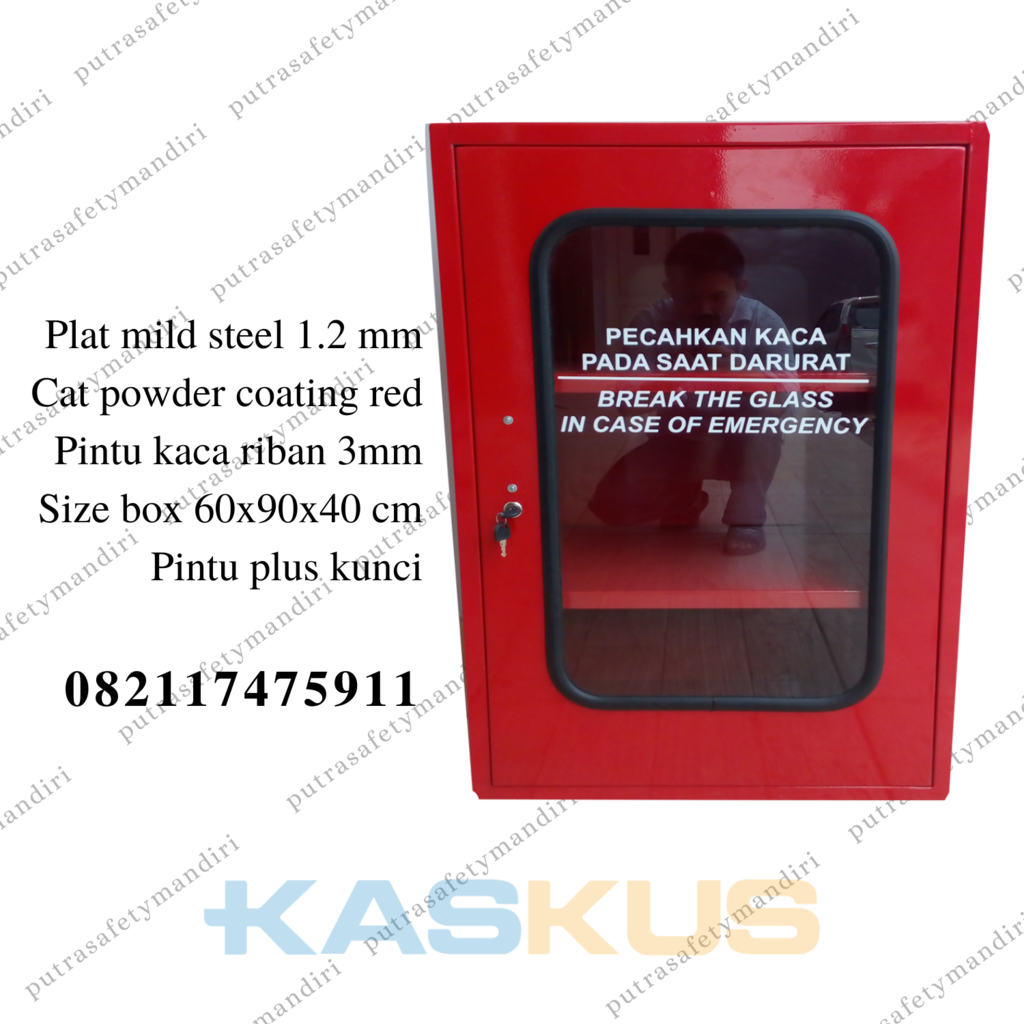 BOX APD LEMARI KECIL SIMPAN ALAT KESELAMATAN DIRI REGU PEMADAM K3 ...