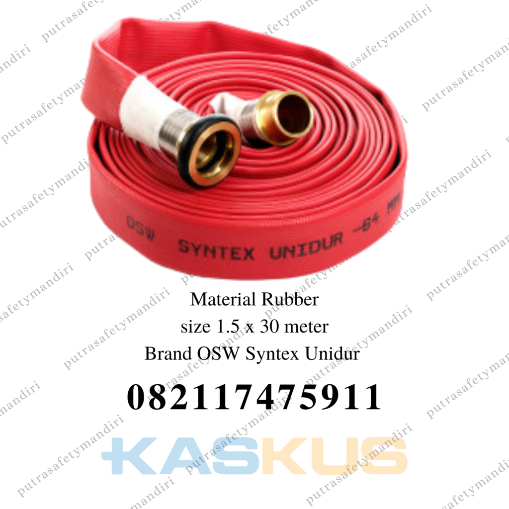 FIRE HOSE RUBBER SYNTEX UNIDUR 1.5 INCH 30 M COUPLING MACHINO 18 BAR SELANG DAMKAR | KASKUS