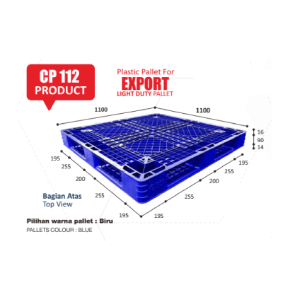 Pallet Plastik 1100x1100x120mm Warna Biru | KASKUS
