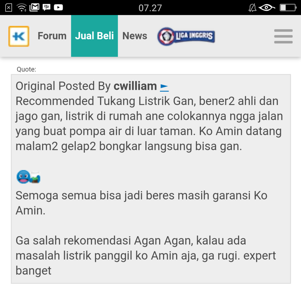 Ko Amin Teknisi Listrik Jakarta & sekitarnya. | KASKUS