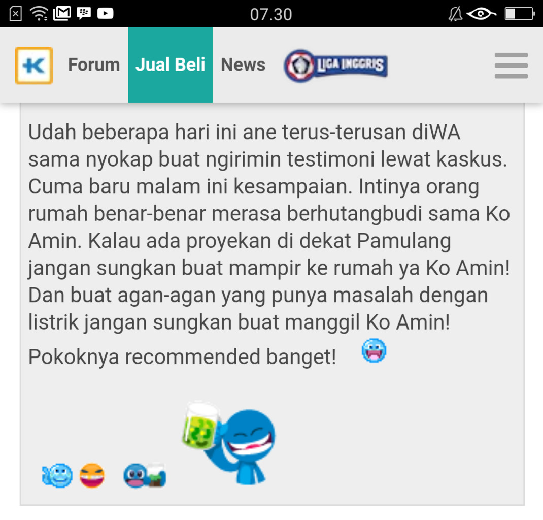 Ko Amin Teknisi Listrik Jakarta & sekitarnya. | KASKUS