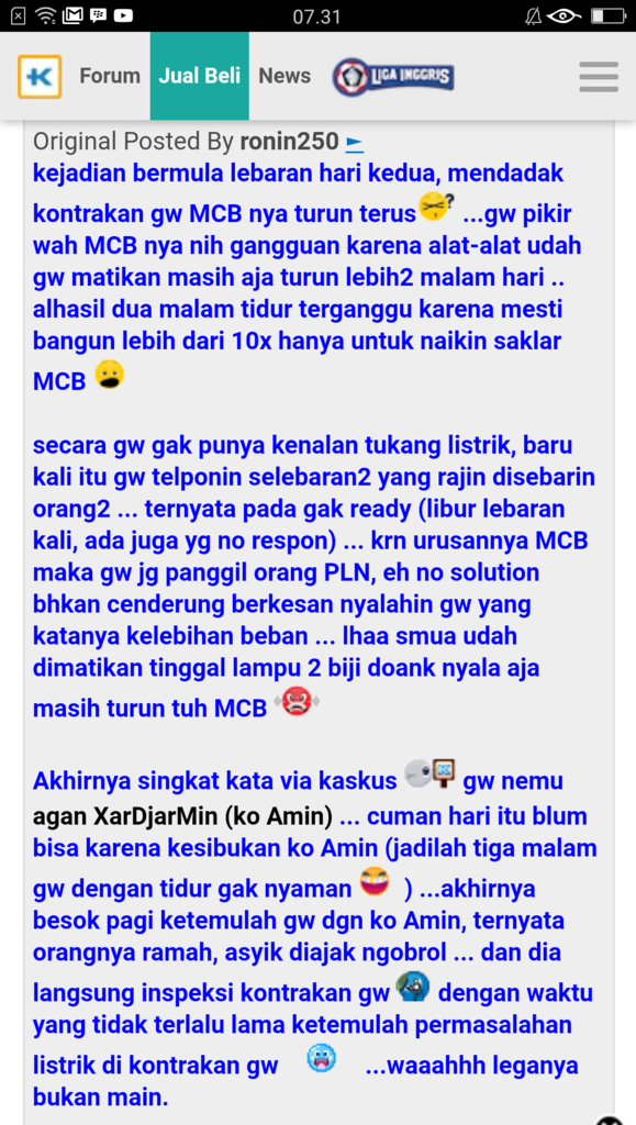 Ko Amin Teknisi Listrik Jakarta & sekitarnya. | KASKUS