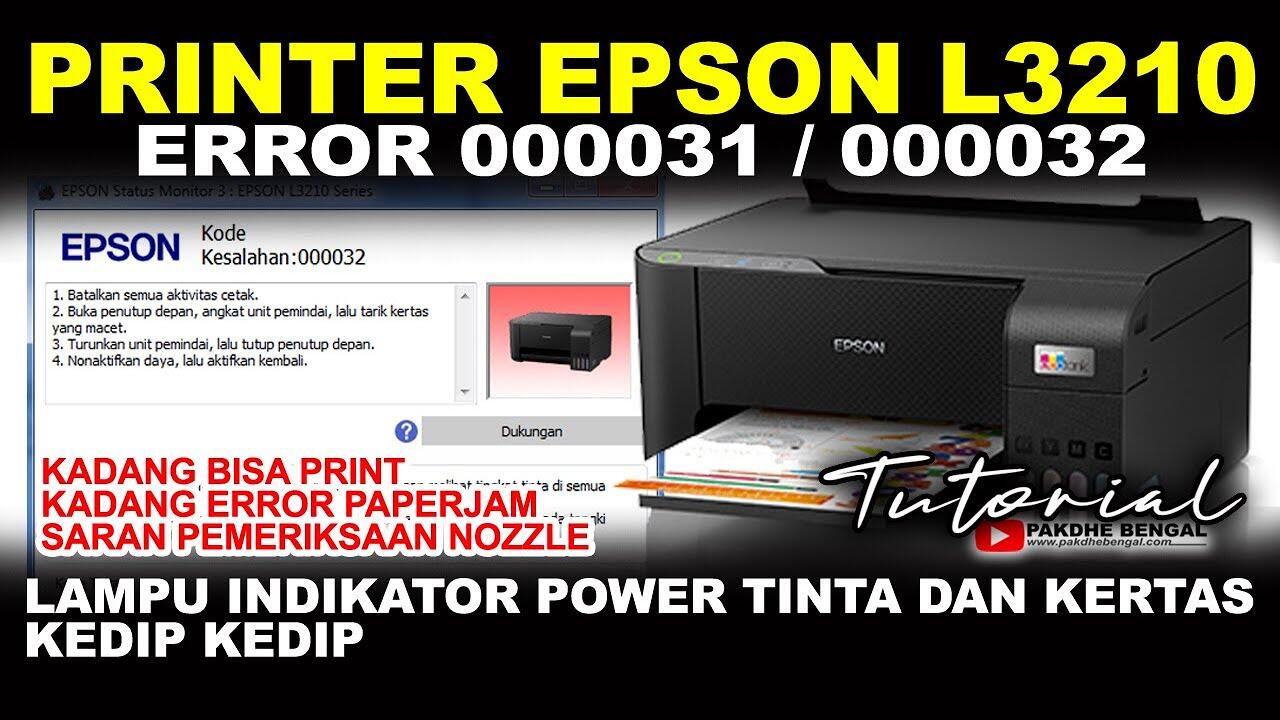 Penyebab Printer Epson L3210 Lampu Tinta Dan Kertas Menyala Terus Dan Solusinya | KASKUS